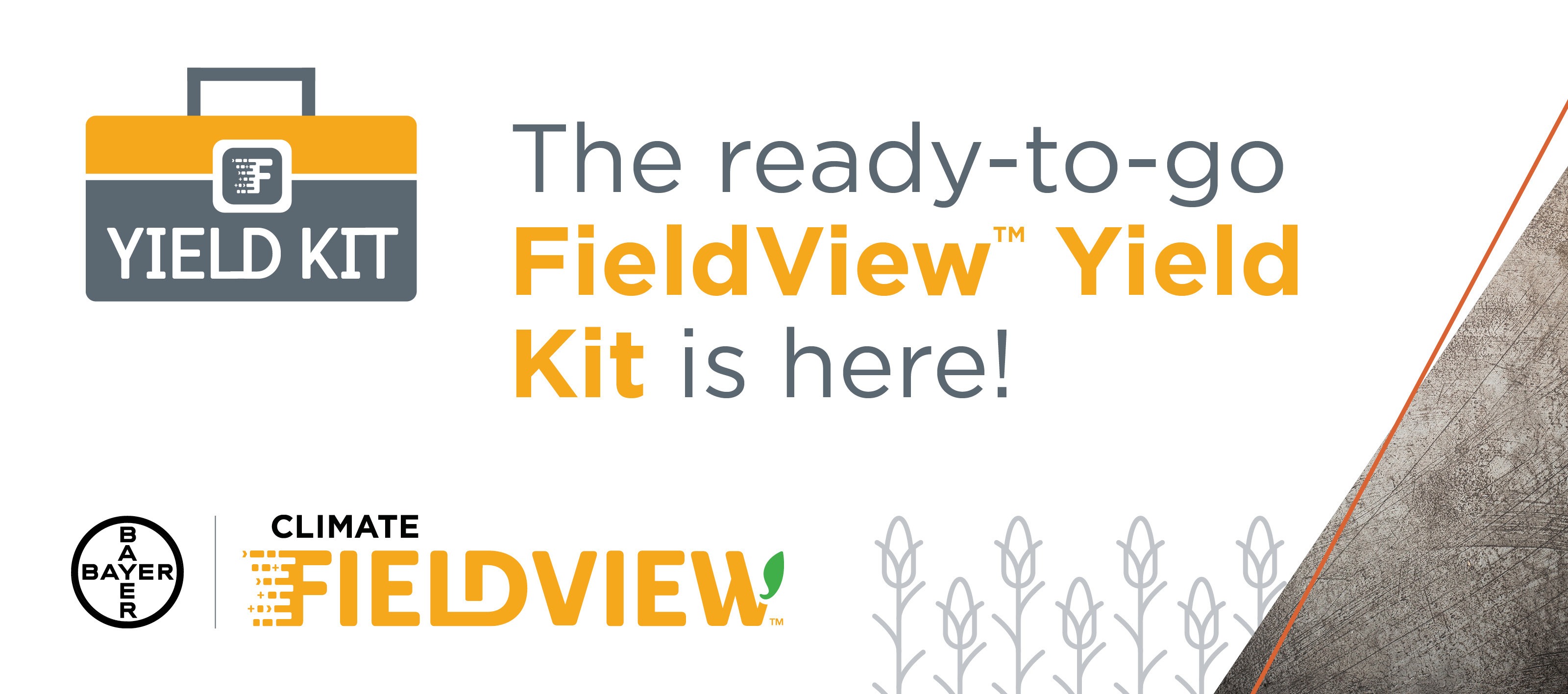 Make the switch to digital farming with the new FieldView™ Yield Kit